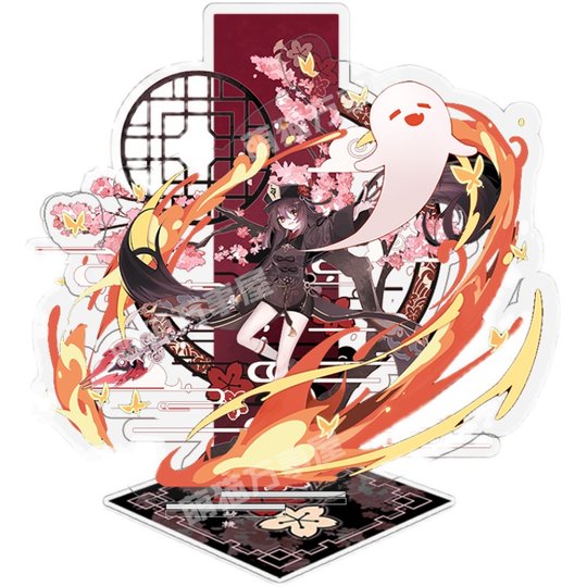 Original God Walnut Ganyu Youla Two-Dimensional Animation Game Peripheral Stand