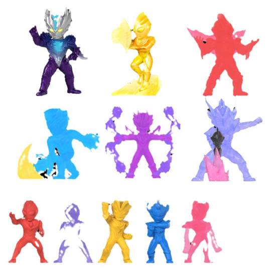 Ultraman eraser doll blind box set - papelería de juguete coleccionable ...