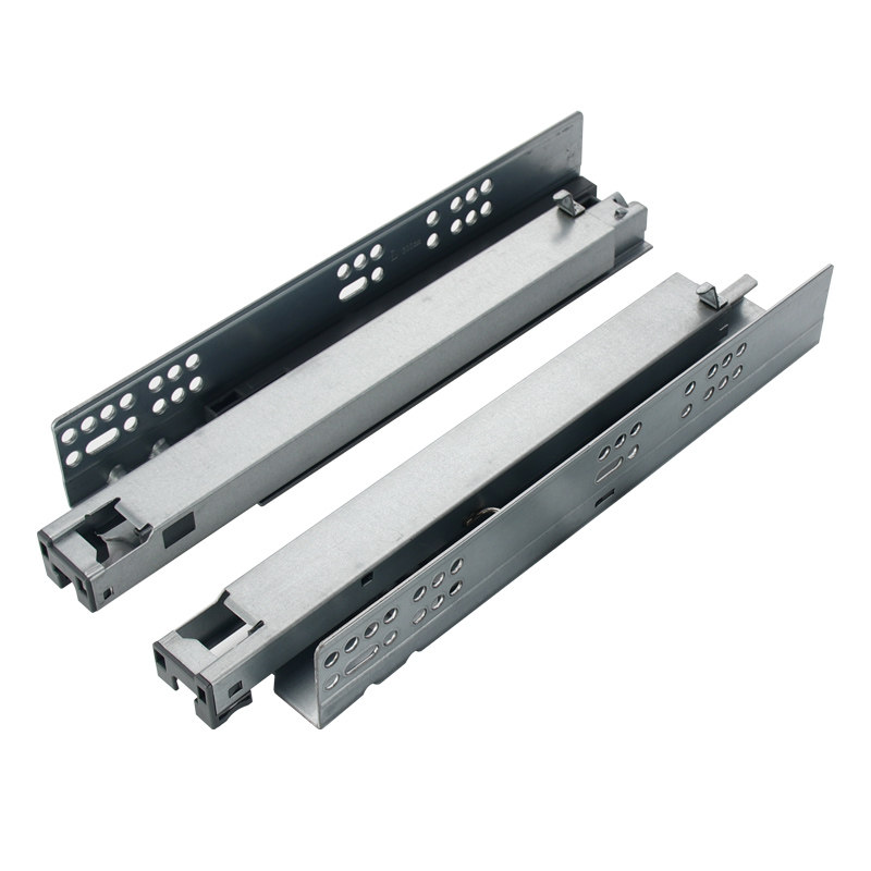 Zonai 40cm Steel 3-Section Ball Bearing Drawer Slide - Hidden Bottom ...