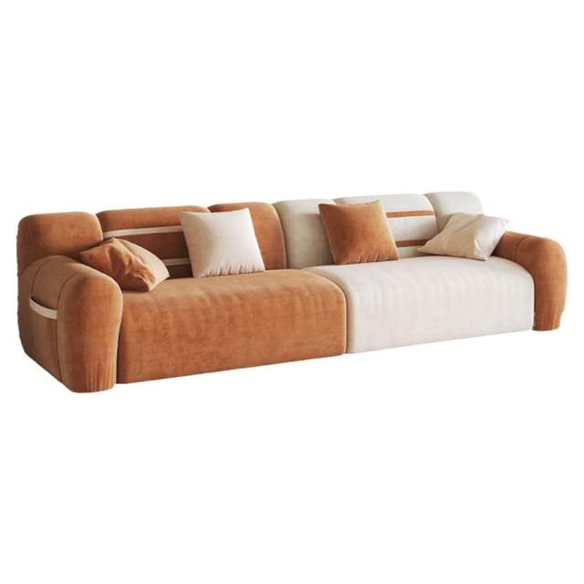 Silent wind -style minimalist frosted cloth art sofa combat light ...