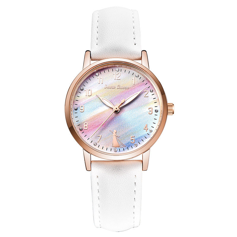 Disney Waterproof Luminous Watches for Female Students and Children