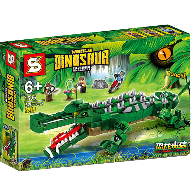 S Brand Emperor Crocodile Building Block Toy - Prehistoric Giant ...