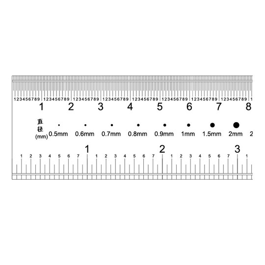 Regla Transparente Flexible - Longitud y Escala Personalizadas (0,1mm - 2m)