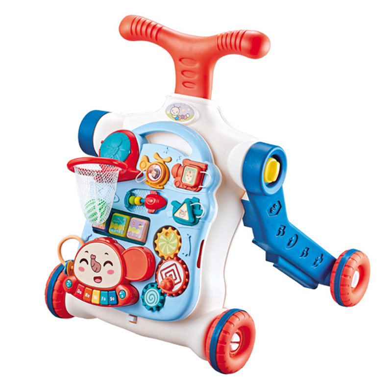 Baby Walker Trolley with Anti-Rollover Design for Baby Learning to Walk ...