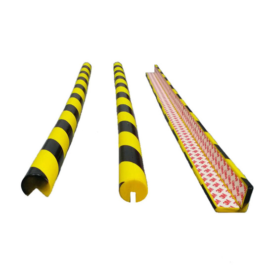 Zhengyuan Polyurethane Anti-Collision Strip - Black & Yellow, 100cm