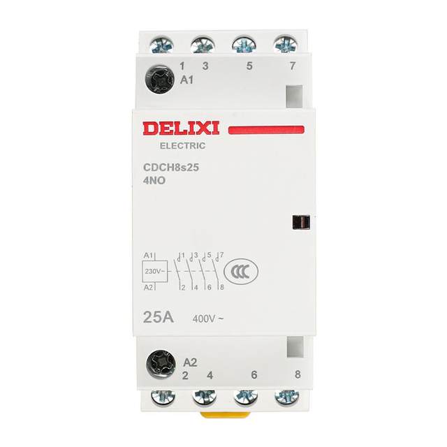 Delixi CDCH8S household 220V AC 40A contactor 20A hotel NCH8 25A 2 normally open and 2 normally ...
