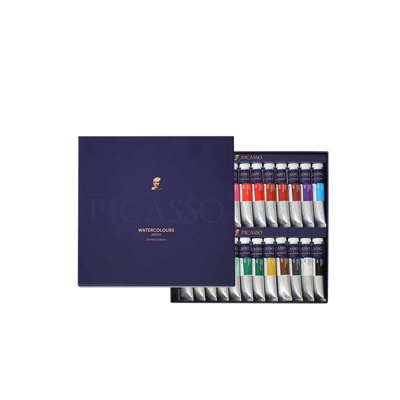 Set Cat Air Phoenix - 24 Warna dengan Kotak Besi & Dukungan Padat ...