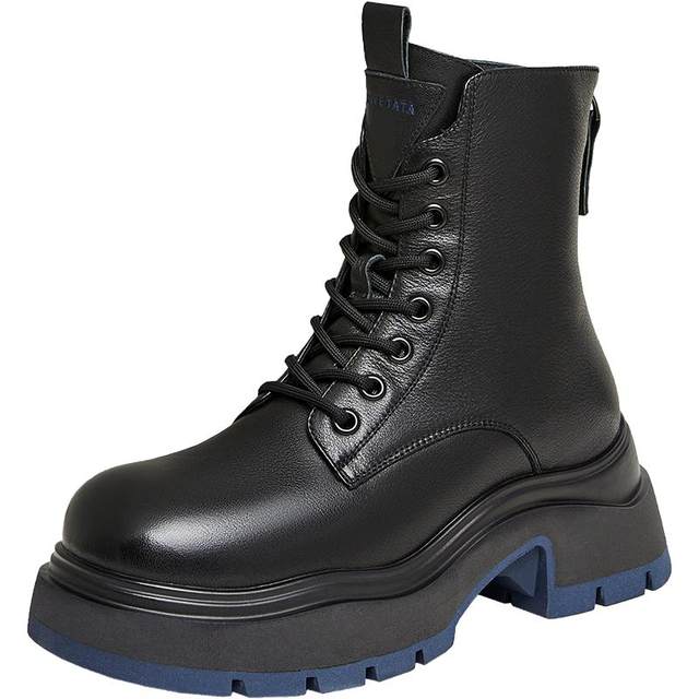 Tata him her contrasting color thick-soled Martin boots women's British ...