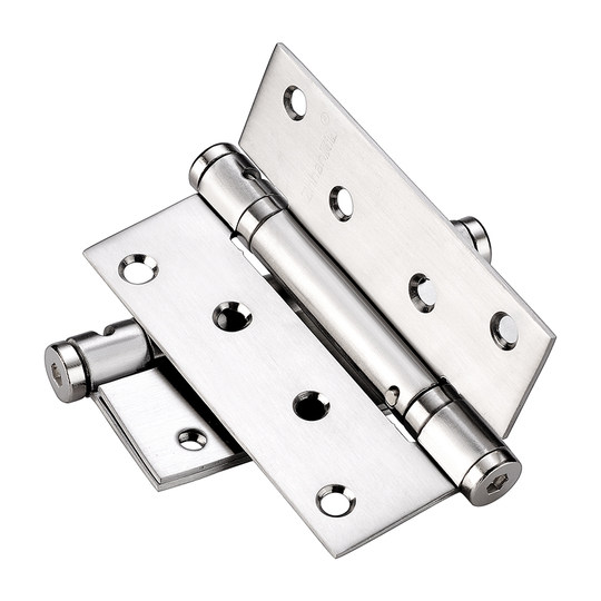 Spring Hinge Automatic Door Closer Stainless Steel Lotus Leaf