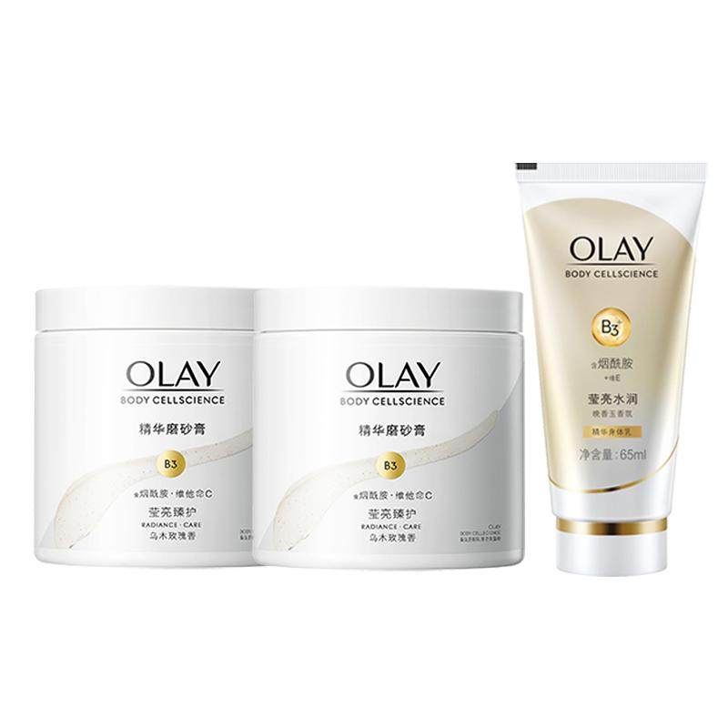 Olay scrub corpo ultra-luminoso - esfoliazione delicata per una pelle ...