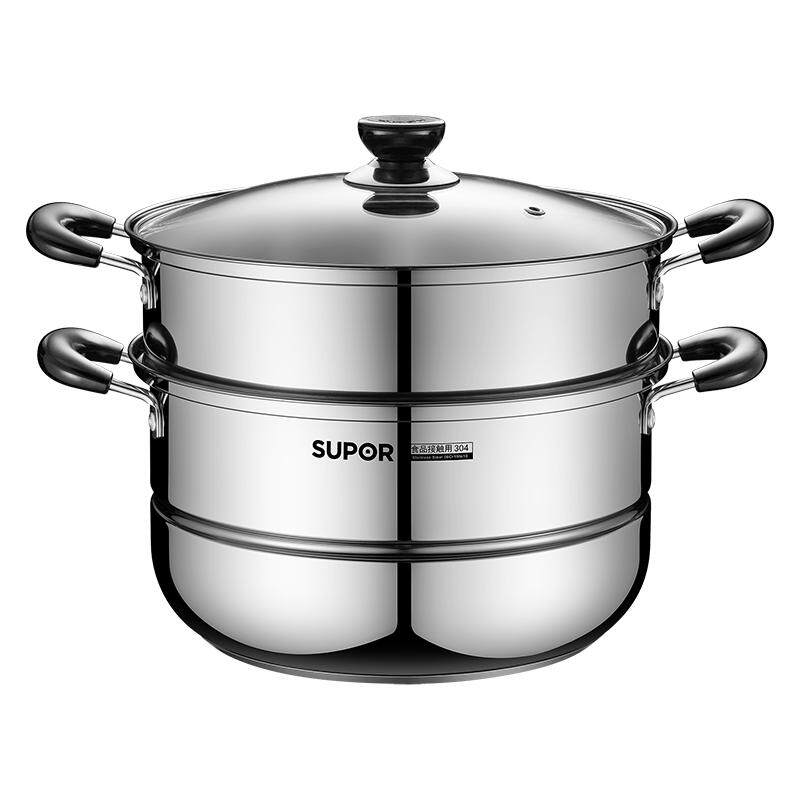 Supor 304 Stainless Steel 2-Layer Steamer - Ez26bs05
