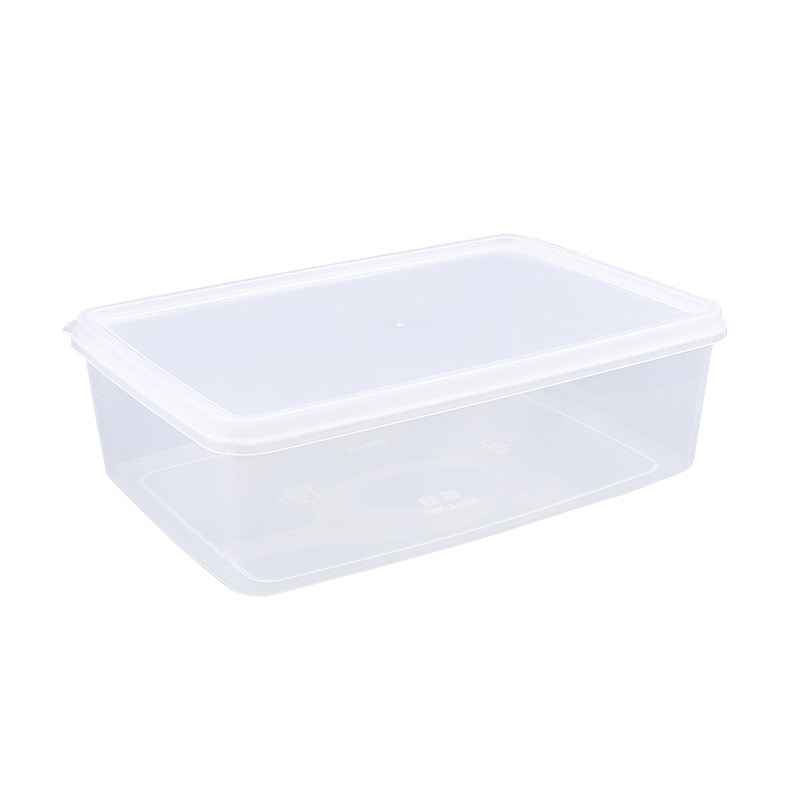 Aigig 1L Food Storage Box - Transparent Plastic Rectangle Container ...