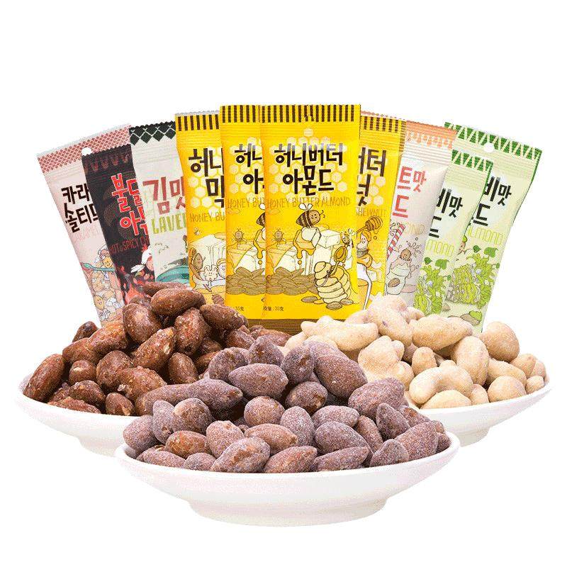 Tom Farm Honey Butter Mandler, Cashewnøtter & Babee Mandler - 12 ...