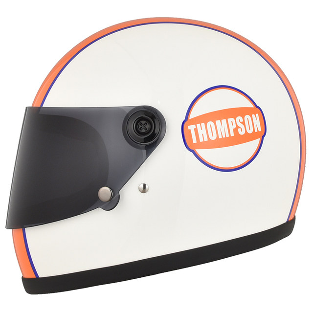 Thompson Gulf oil painted motorcycle helmet Gulf retro full-face helmet ...