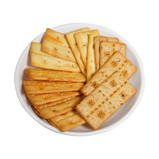 Double-Layer Crispy Crab Roe and Meat Floss Sandwich Biscuits - Unique ...