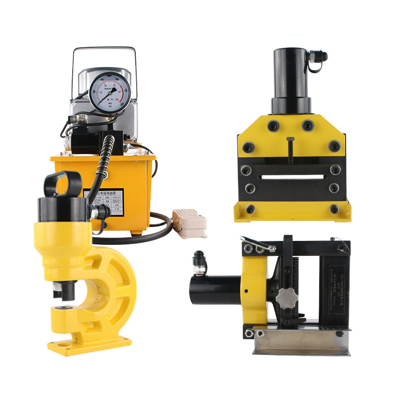 Copper Busbar Processing Machine with Hydraulic Punching and Bending Tools