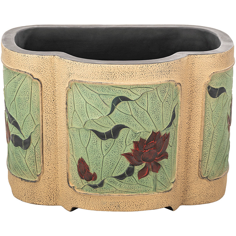 Rysing Chinese Style Flower Pot - Large Outdoor Garden Planter