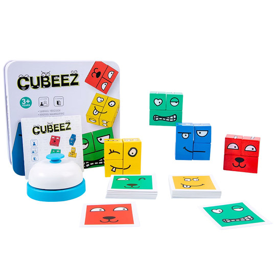 Face-Changing Rubik's Cube Puzzle with Laughing Emoticon Bell ...