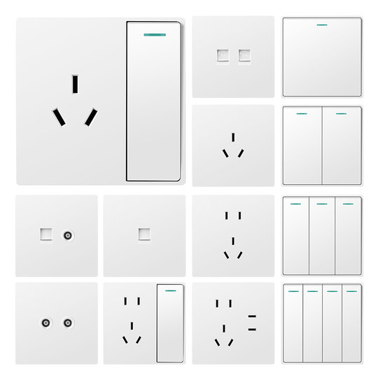 International Electrician Wall Ultra-Thin Surface-Mounted Switch Socket ...