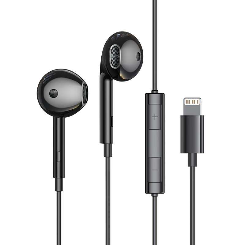 Lansdowne Lightning Wired Headphones - Half-In-Ear with Microphone