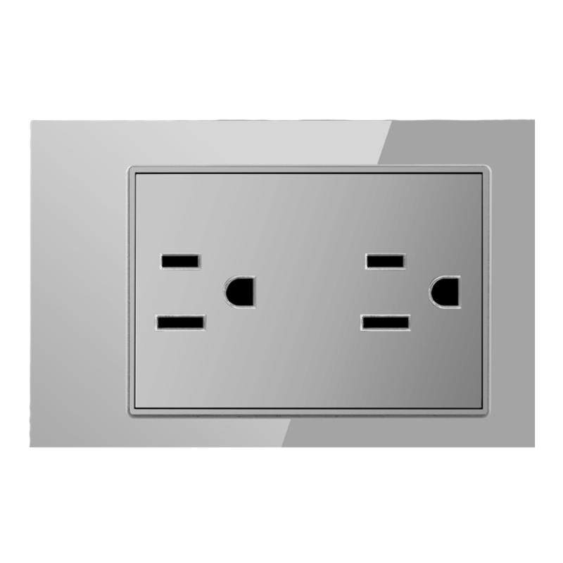Taiwan American Standard Tempered Glass Wall Socket Panel Switch ...