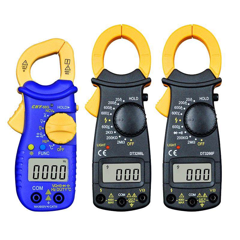 Small Digital High-Precision AC/DC Current Clamp Multimeter - Fully ...