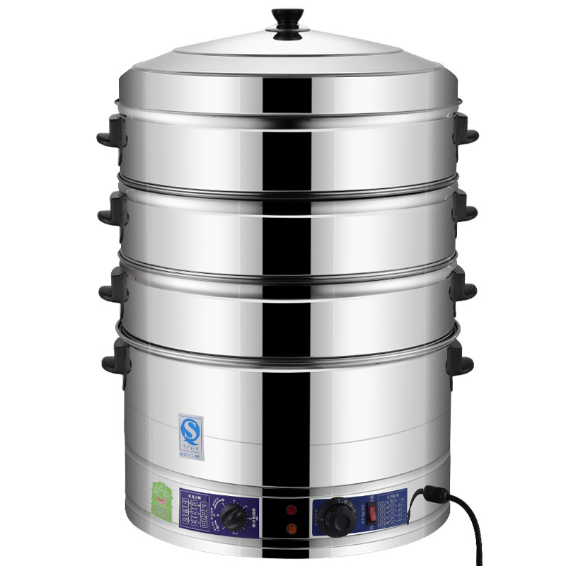 Ming Jiafa Electric Steamer - Large Capacity Stainless Steel - 10L+ Mek-008