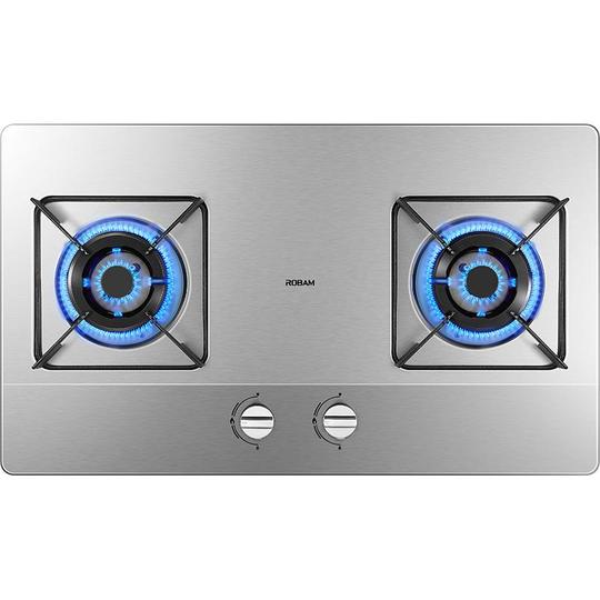 Robam Boss 30G2 Stainless Steel Built-in Gas Stove - 2 Burner