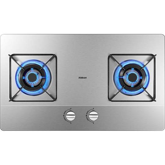 Boss 30g2 – poêle à gaz en acier inoxydable, double poêle, liquéfaction du gaz naturel intégrée