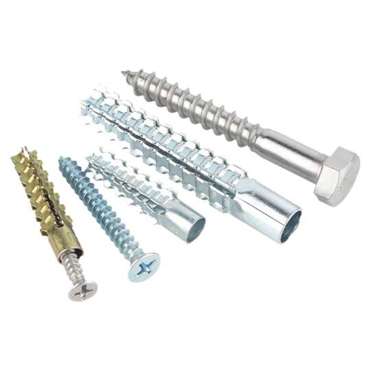 Iron Sawtooth Gecko Expansion Screw for Lightweight Brick Installation
