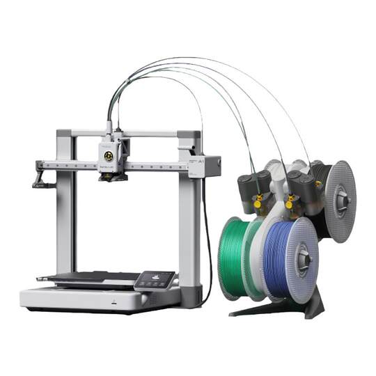 Bambu lab a1 printer 3d besar - leveling & kalibrasi sepenuhnya otomatis