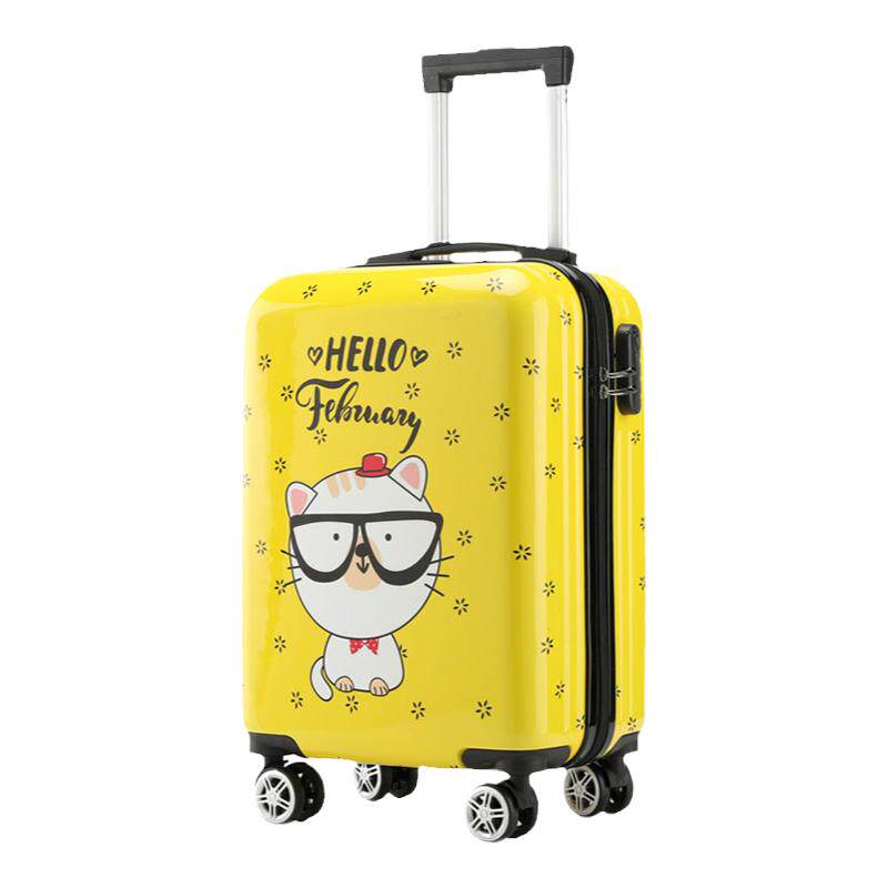 Children's Trolley Case - 20 Inch Small Travel Suitcase with Cute ...