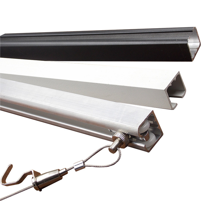 Adjustable Picture Hanging Track Hook for Art Exhibition Gallery