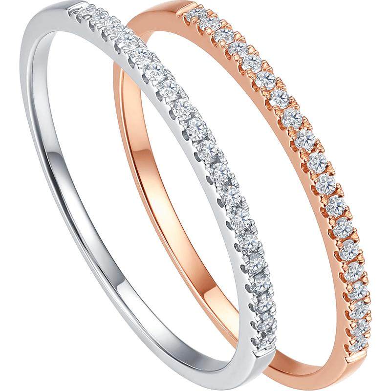 Кольцо TSL Xie Ruilin из 18К золота с бриллиантом BC519