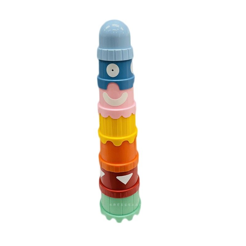 Ikea Mla Toy Usta Stacking Cups - Educational Baby Bath Toy