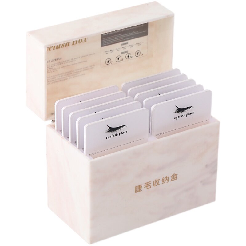 High-end eyelash storage box, acrylic flower storage box, camellia ...