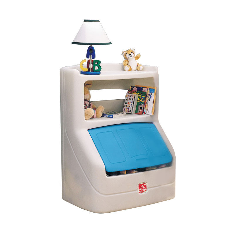 Step2 7633 Kids Toy Storage Box with Bookshelf - Large Capacity Organizer