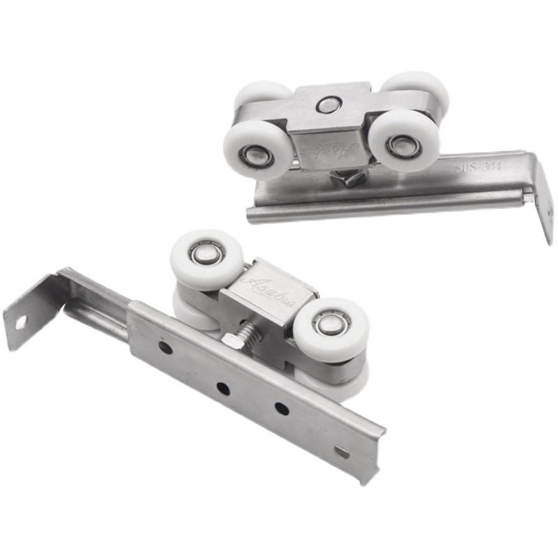 Stainless Steel Hanging Wheel Sliding Wooden Door Balcony Sliding Door ...