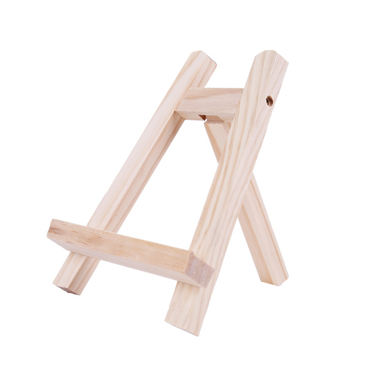 Easel Mini Kayu Happy - Easel Meja Lipat untuk Melukis & Membuat Sketsa
