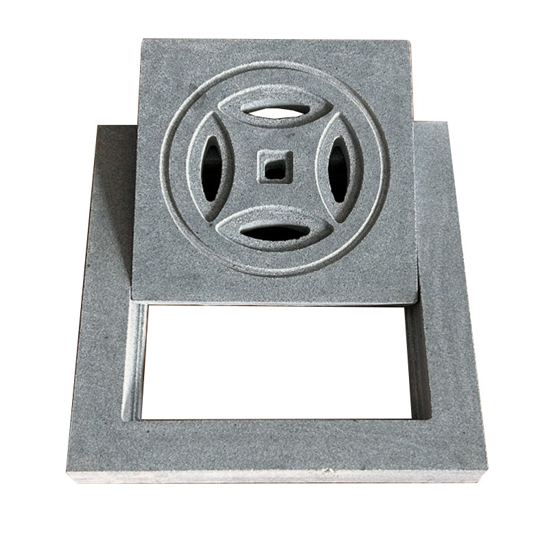 Marble Floor Drain Manhole Cover - Outdoor Stone Rainwater Grate