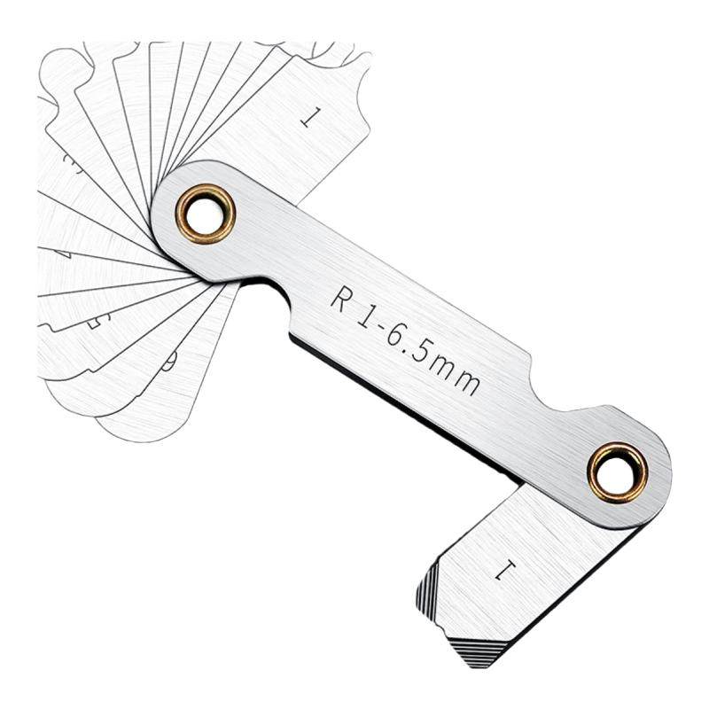 Stainless Steel R Gauge Set - High-Precision Measurer Radius Arc ...