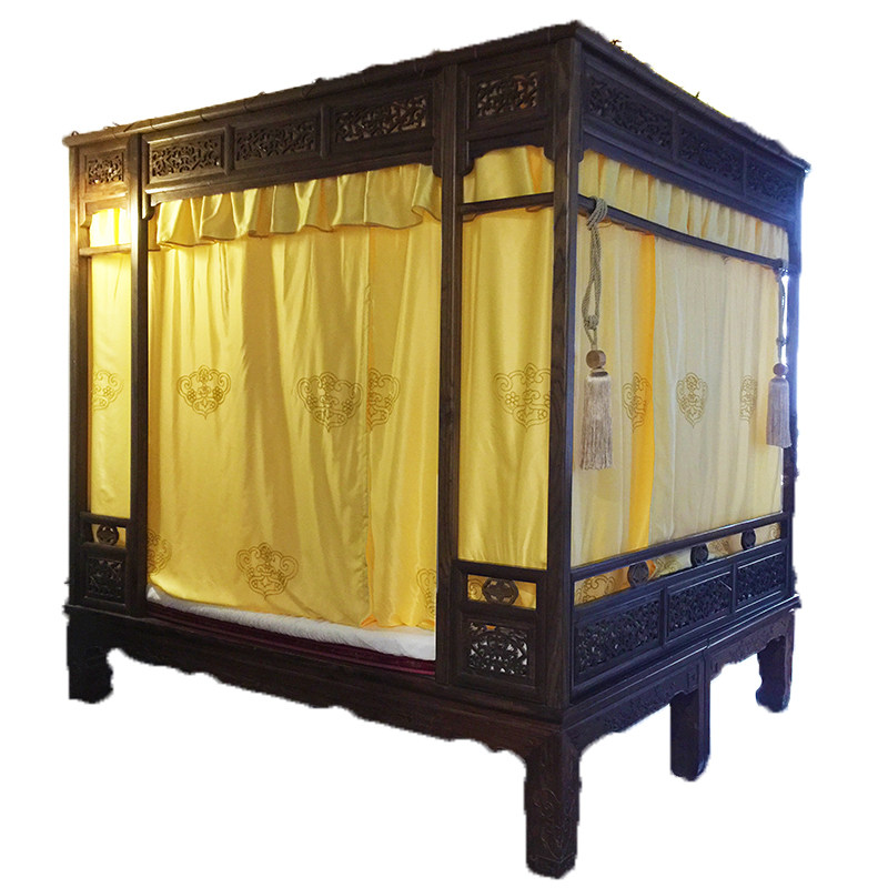 Bohu Chinese Mosquito Net Imitation Classical Style Double Moon Cave ...