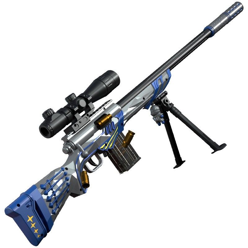 Barrett Shell Toy Gun - Children's Soft Bullet Gun Sniper Gun with Soft ...
