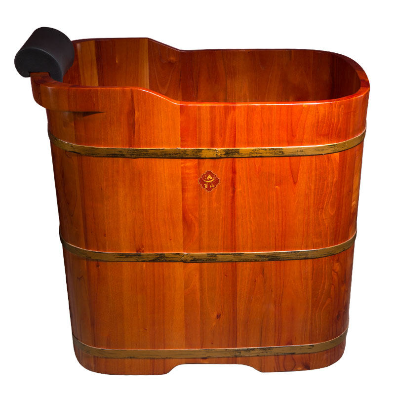 Baishan Toon Wooden Barrel Bath Barrel - Adult Body Bath Barrel ...