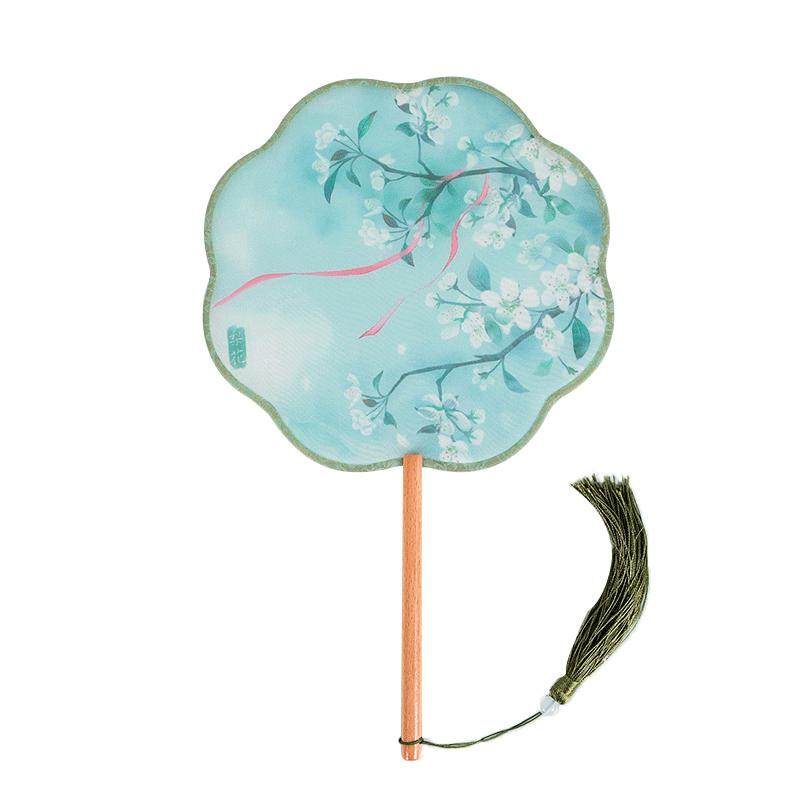 Ancient Style Round Fan - Chinese Classical Female Hanfu Dance Fan
