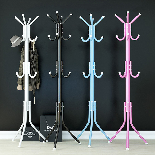 Home bedroom Multifunctional clothes rack floor hanging hanging hanger ...