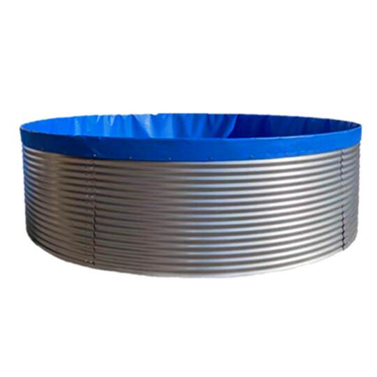 Round Galvanized Sheet Pool for Water Storage and Aquaculture