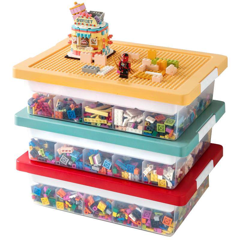 Boîte de rangement lego à petites particules pour blocs de construction