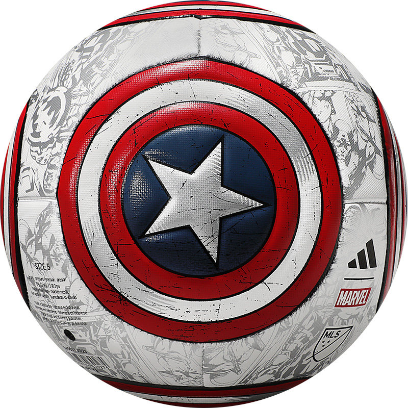 Adidas Captain America 축구공 - 성인 및 어린이 - 5호 및 4호
