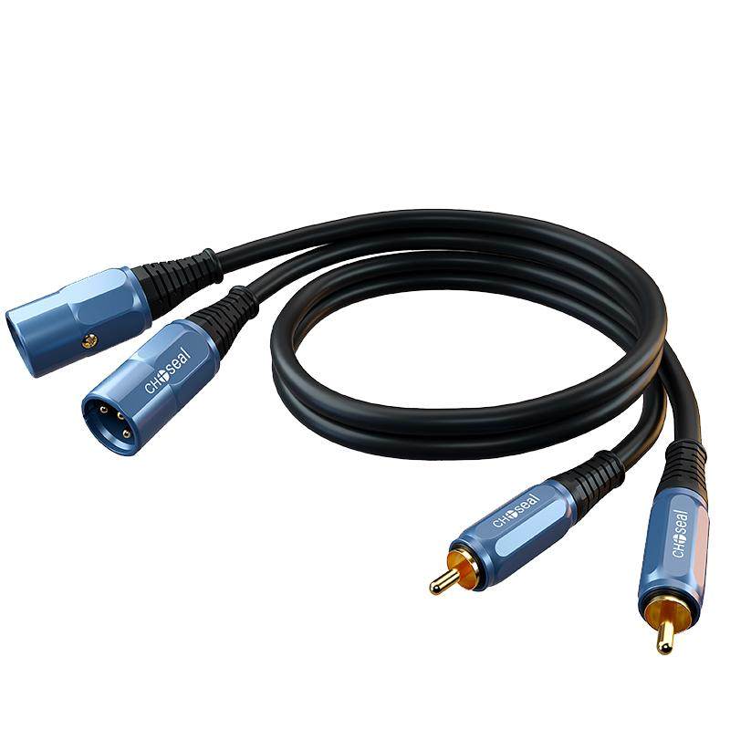 Choseal RCA Audio Cable - Single/Double Lotus Male to Female Adapter